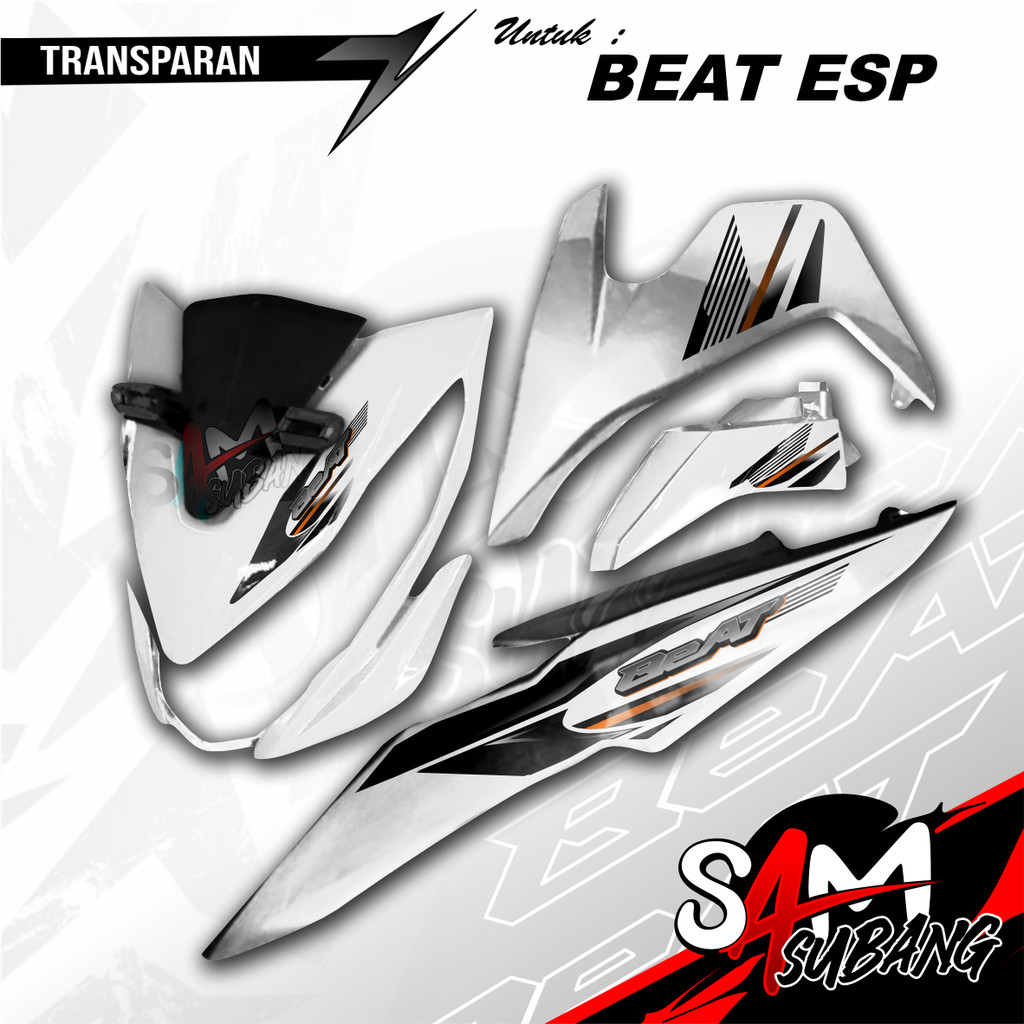 TRANSPARENT STRIPING BEAT ESP MOTIF A | Shopee Philippines