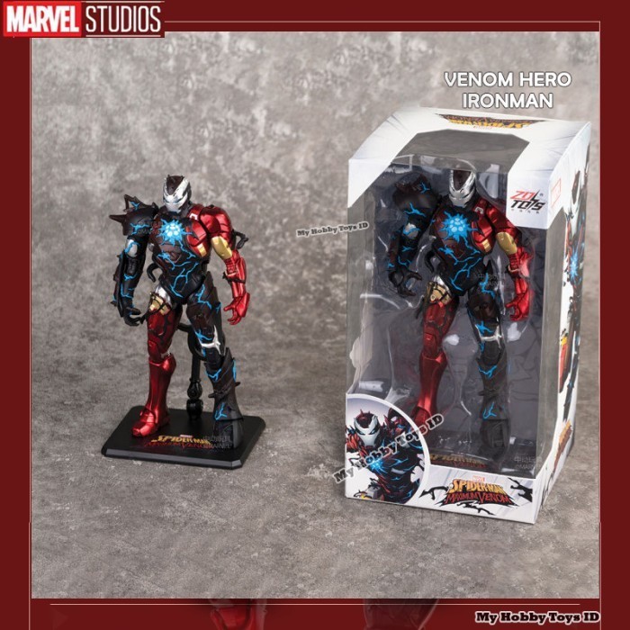 NEWEST [100% ORI ZD TOYS] FIGURE IRON MAN THANOS SYMBIOTE VENOM VERSION ...