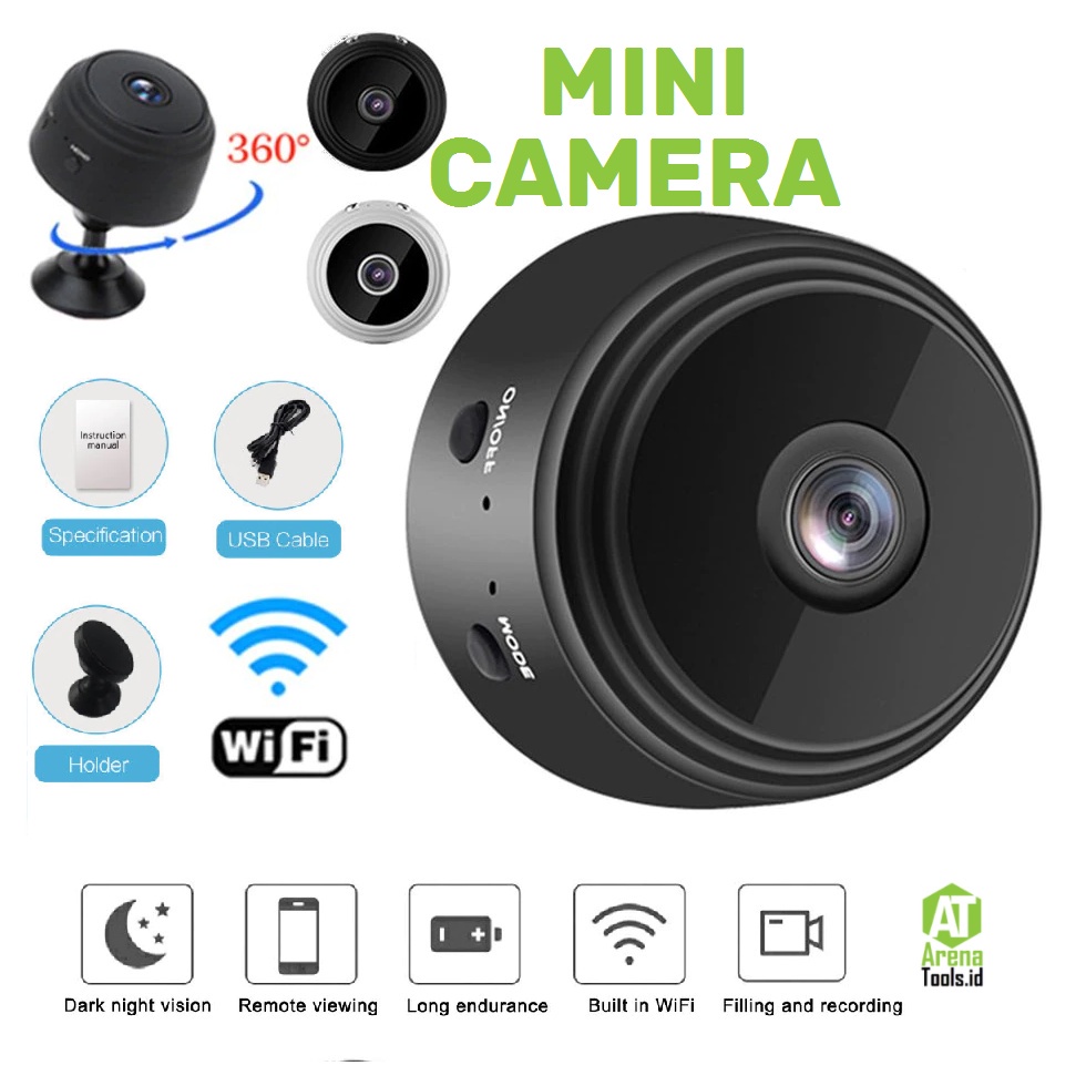 CCTVqt- mini Wifi IP Camera CCTV 1080P - A9 Wifi CCTV Camera mini CCTV ...