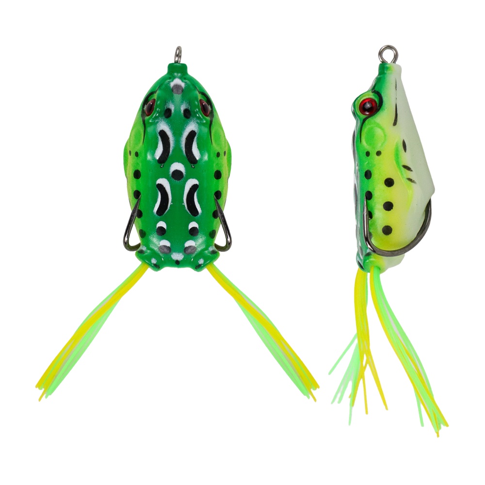 (UPme) TaffSPORT Silicone Frog Fishing Bait Frog Lure Soft Tube Bait ...