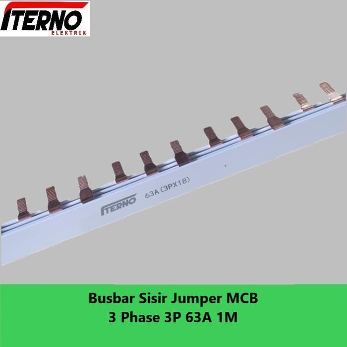 Busbar Comb Jumper MCB 3 Phase 3P 63A 1M Iterno | Shopee Philippines