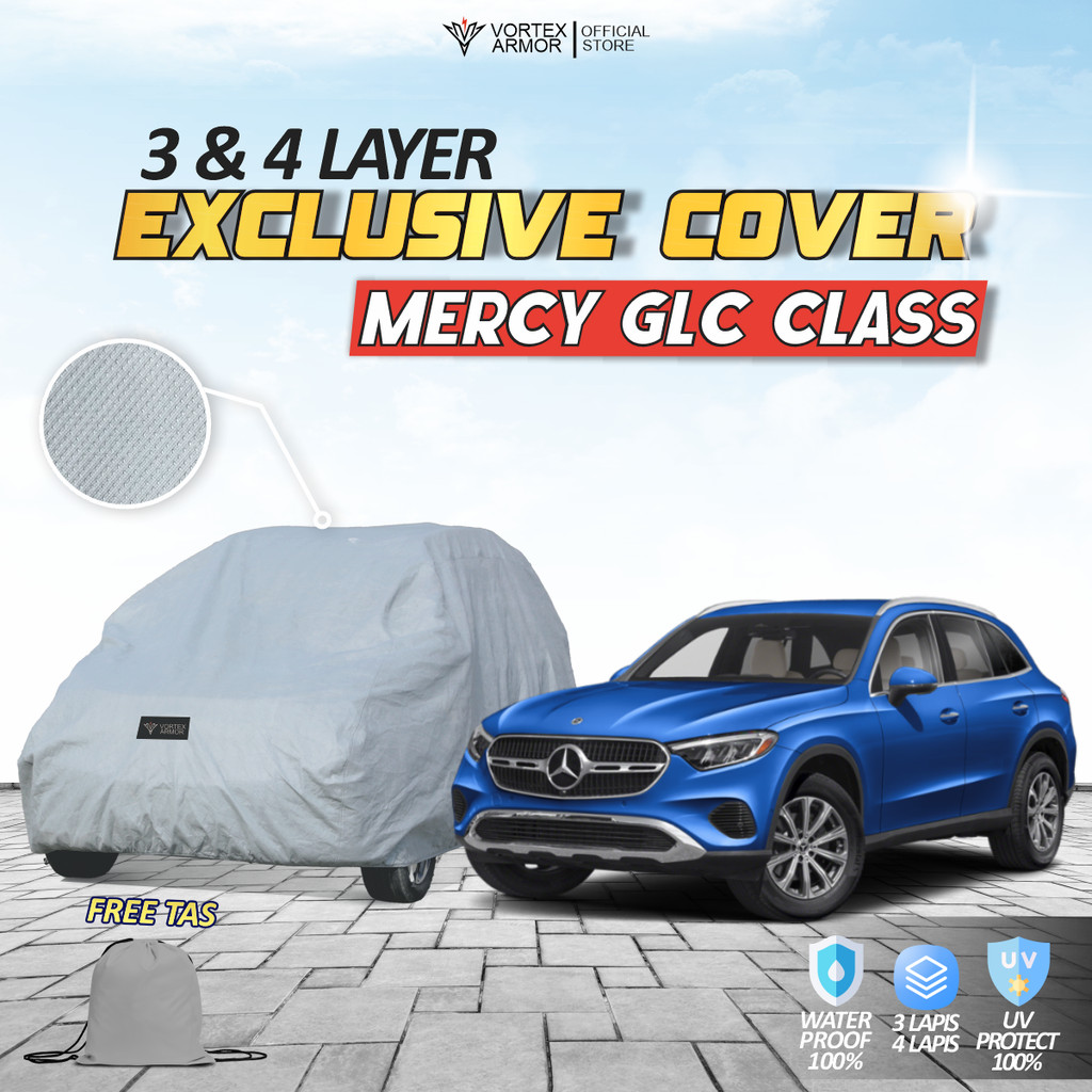 Mercy GLC Class Exclusive 3 & 4 Layer Car Cover - Waterproof, Anti UV ...
