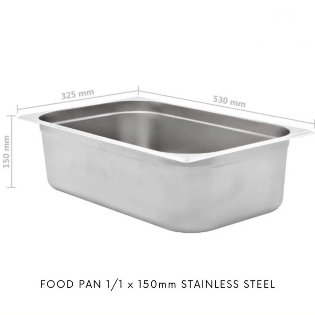 FOODPAN FOOD PAN 1/ 1 x 15cm | Shopee Philippines