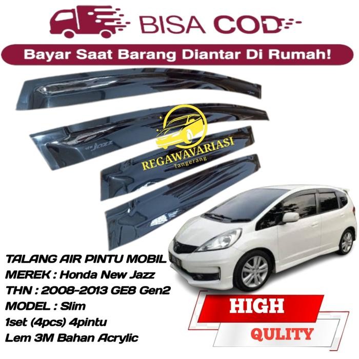 Honda new jazz Ge8/gen2 2008-2013 slim model car gutter | Shopee ...