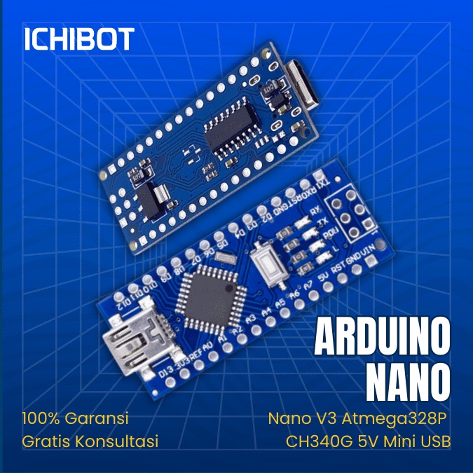 Nano Atmega328P CH340G 5V CH340 Atmega 328P Mini USBV3 - | Shopee ...