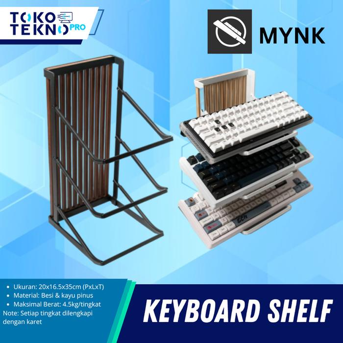 CODE A MYNK Keyboard Shelf 3 Tier / Keyboard Display Stand / Keyboard ...