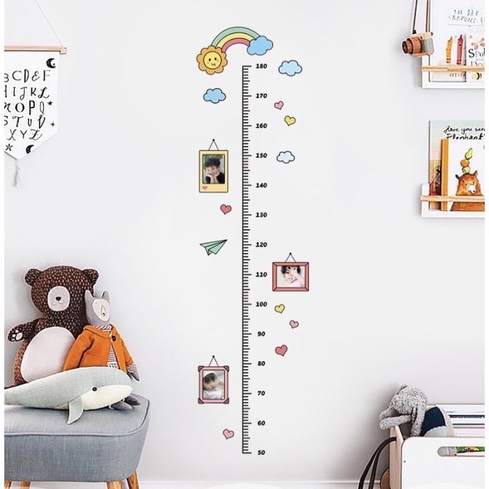 (JTTOP) HEIGHT WALL STICKER - HEIGHT MEASURING STICKER | Shopee Philippines
