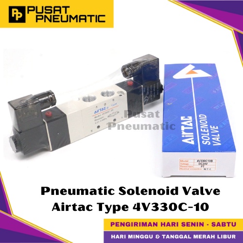 4V330C-10 Pneumatic Solenoid Valve Airtac 4V 330C-10 Selenoid Valve ...