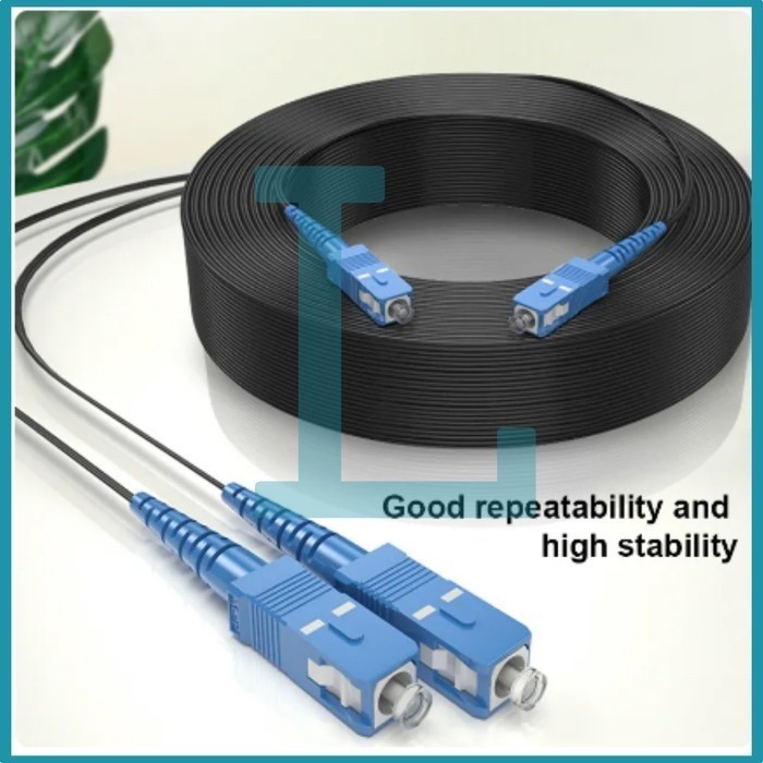 JTTOP" OPTICAL FIBER CABLE 150 METERS FTTH DROP CABLE SC PRECON FIBER ...
