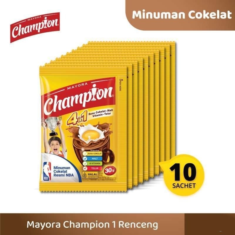 Mayora Champion Chocolate Drink 1 Pack | Shopee Philippines