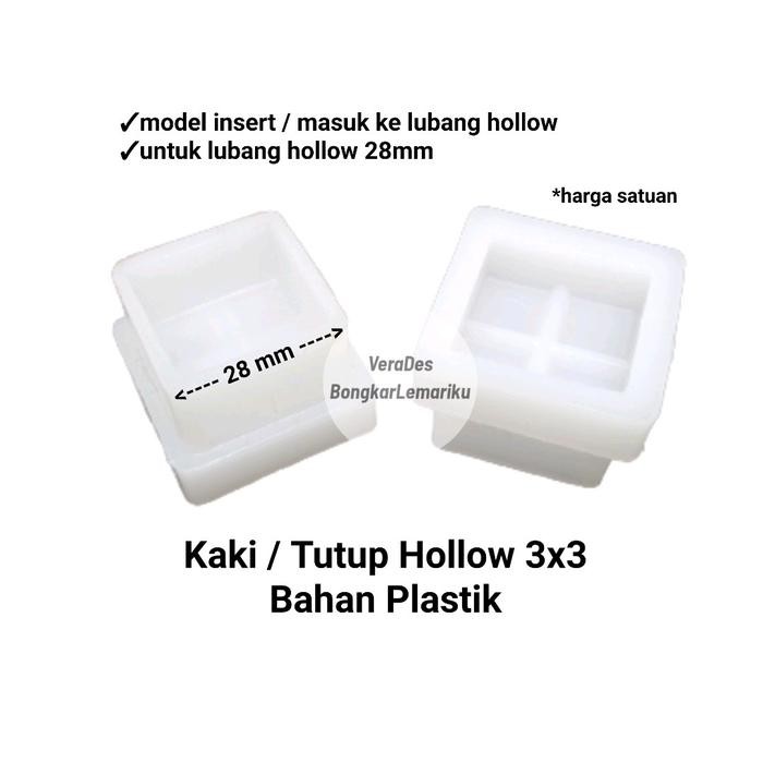 3x3 White Plastic Hollow Cover Holo Table Chair Leg/ * | Shopee Philippines