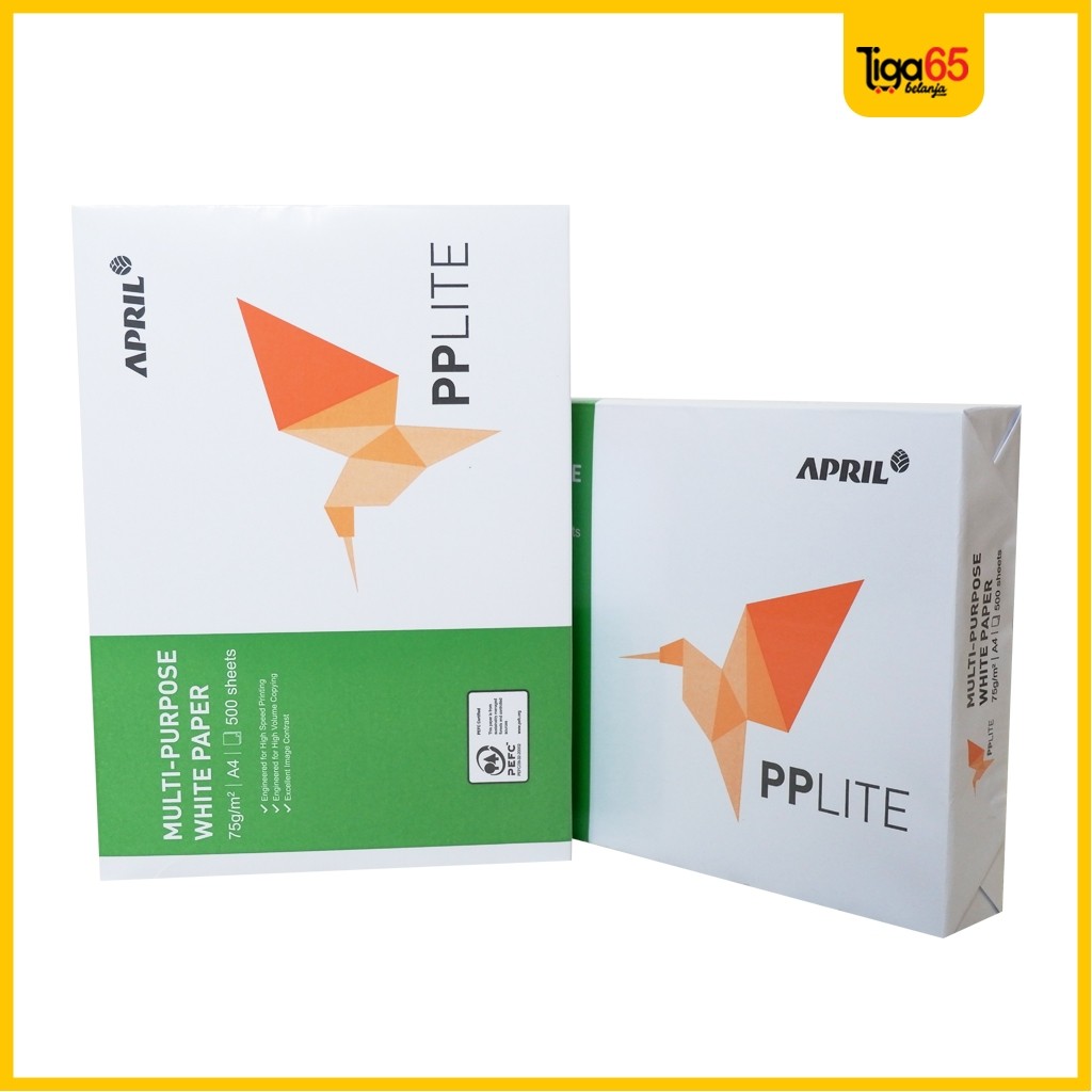 PP Lite HVS Paper A4 75Gsm 1 Ream Photocopy Printing Paper HVS Paper PP ...