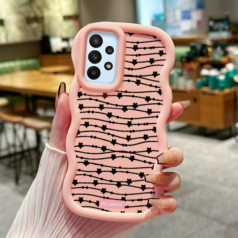 Casing For Samsung A23 4G A23 5G F23 5G M23 5G Case Star Flower Pattern ...