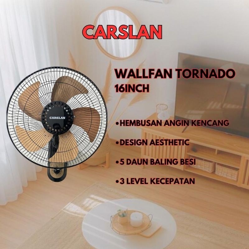 Bottom top - CARSLAN WALL FAN TORNADO 16 inch CS-1651 / CARSLAN 16 inch ...