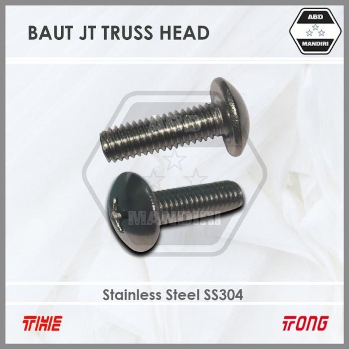SS304 JT Stainless Bolt M5 X 20 (SUS304 A2-70 Truss Head Machine Screw ...