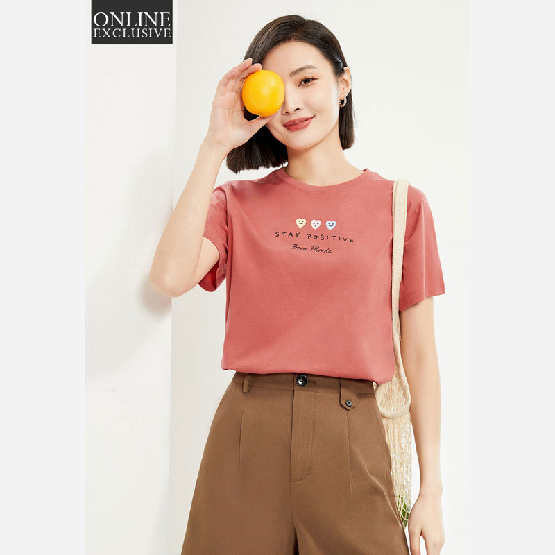 Giordano (Online Exclusive) Print Tee for Women | Shopee Philippines