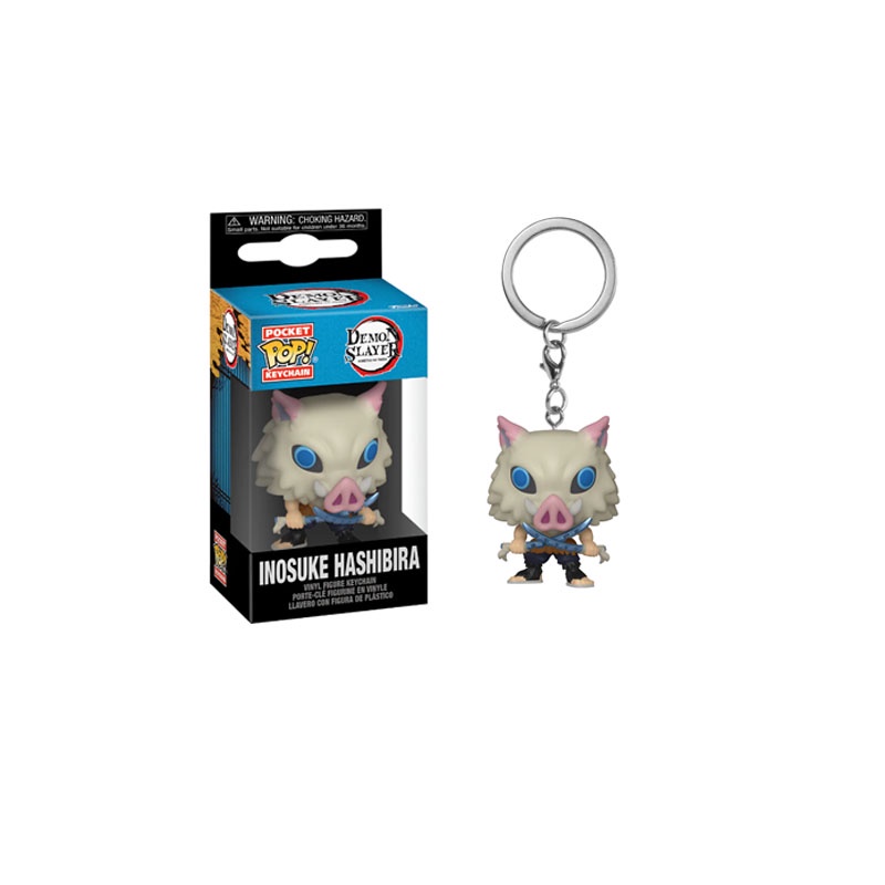 Keychain Funko Pop Demon Slayer Kamado Tanjiro Nezuko Agatsuma Zenitsu ...