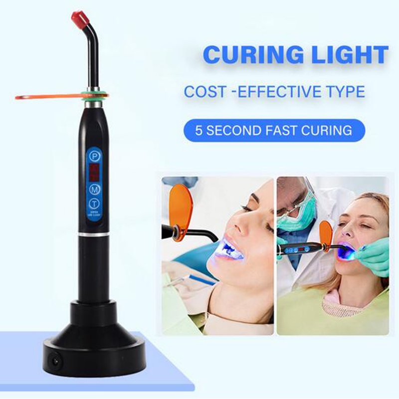 Wireless LED Dental Curing Light blue Cordless Cure Light Lamp Curing ...