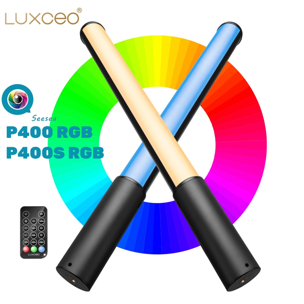 LUXCEO P400 RGB Light Wand Handheld LED Tube Built-in Battery 2500 ...