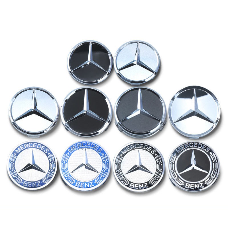 4pcs/lot 75mm Wheel Cap For Mercedes-Benz Wheel Center Caps Hub Caps ...