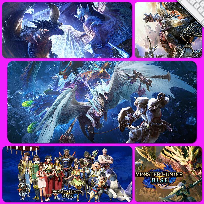 Monster Hunter Mouse Pad Oversized Custom Seaming Computer Keyboard ...