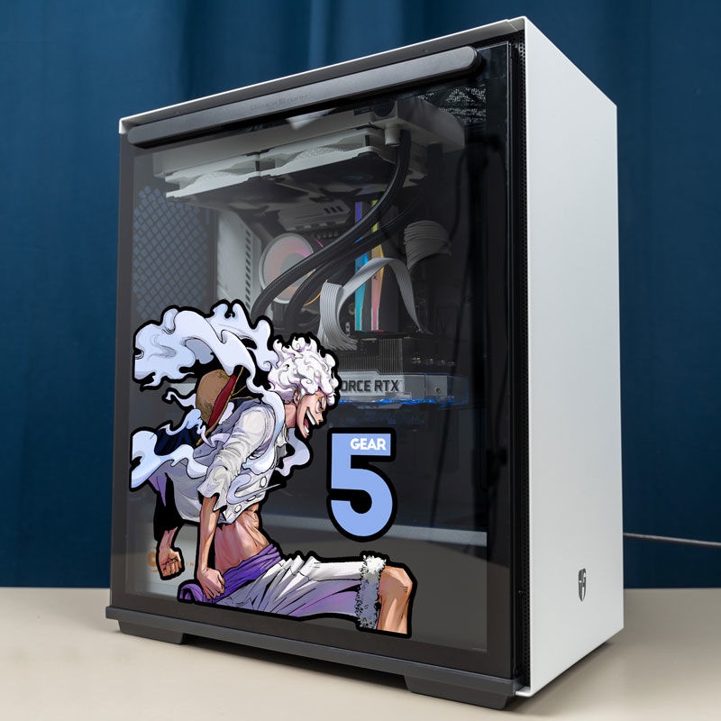Mg3chome One Piece Luffy 5-speed Anime Stickers 5-speed CPU Chassis ...