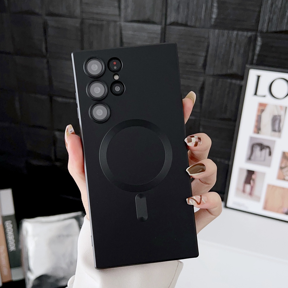 Anti-fingerprint Glossy Skin Phone Case For Samsung Galaxy S25 S24 S23 ...