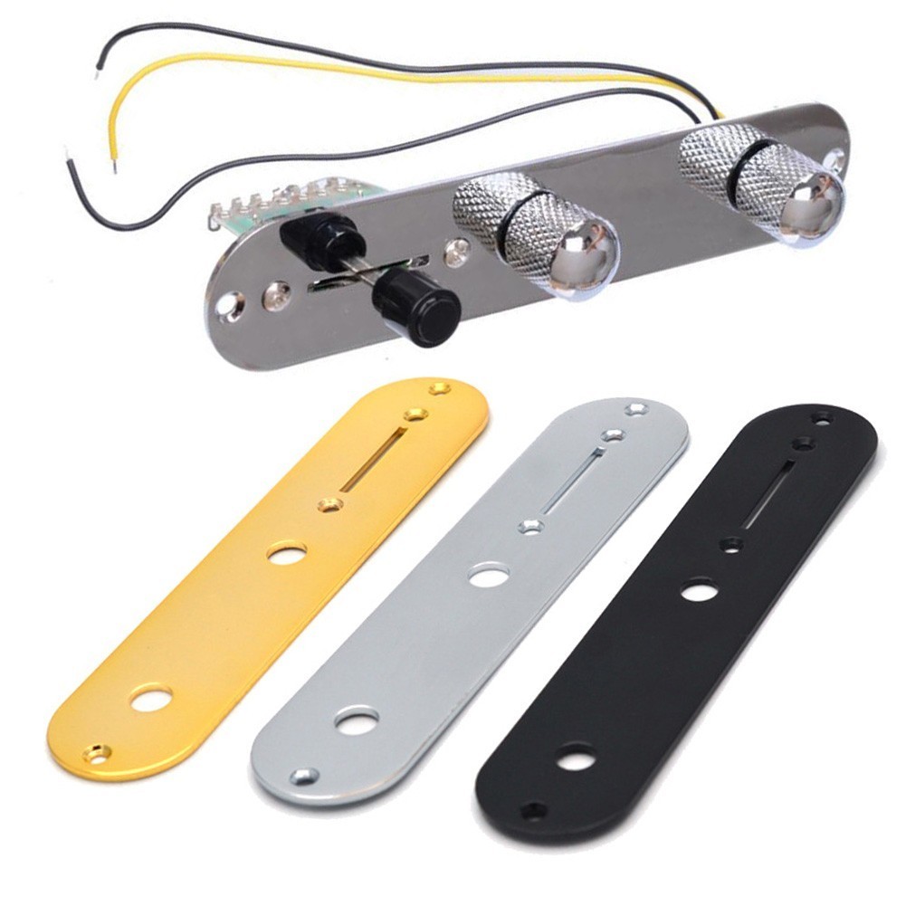 【SPML】Electric Guitar Control Plate For Telecaster style Guitars,Chrome ...