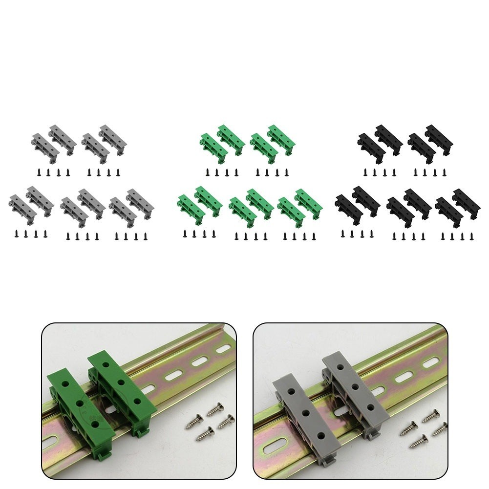 5 Sets PCB DIN for C45 Rail Mount Adapter PCB Mount Bracket Clips Mount ...