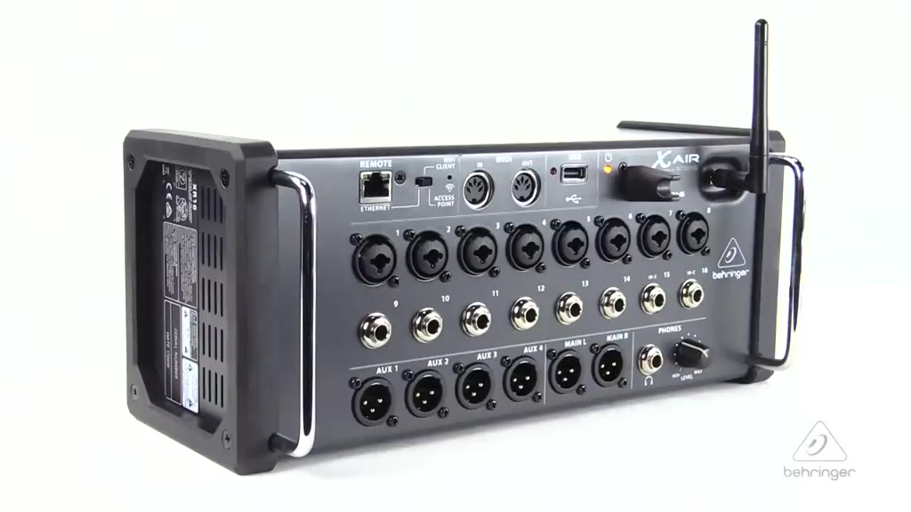 Behringer X Air XR16 16 Channel Digital Mixer with 8 Programmable Midas ...
