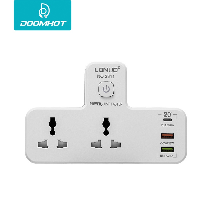 DoomHot Socket Plug Extension Multifunctional Wireless Socket Travel ...
