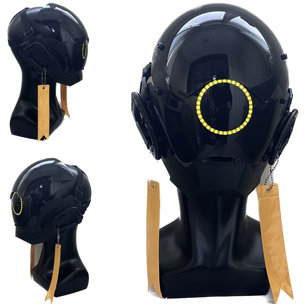 Handmade cyberpunk masks, LED masks, futuristic warrior cosplay ...