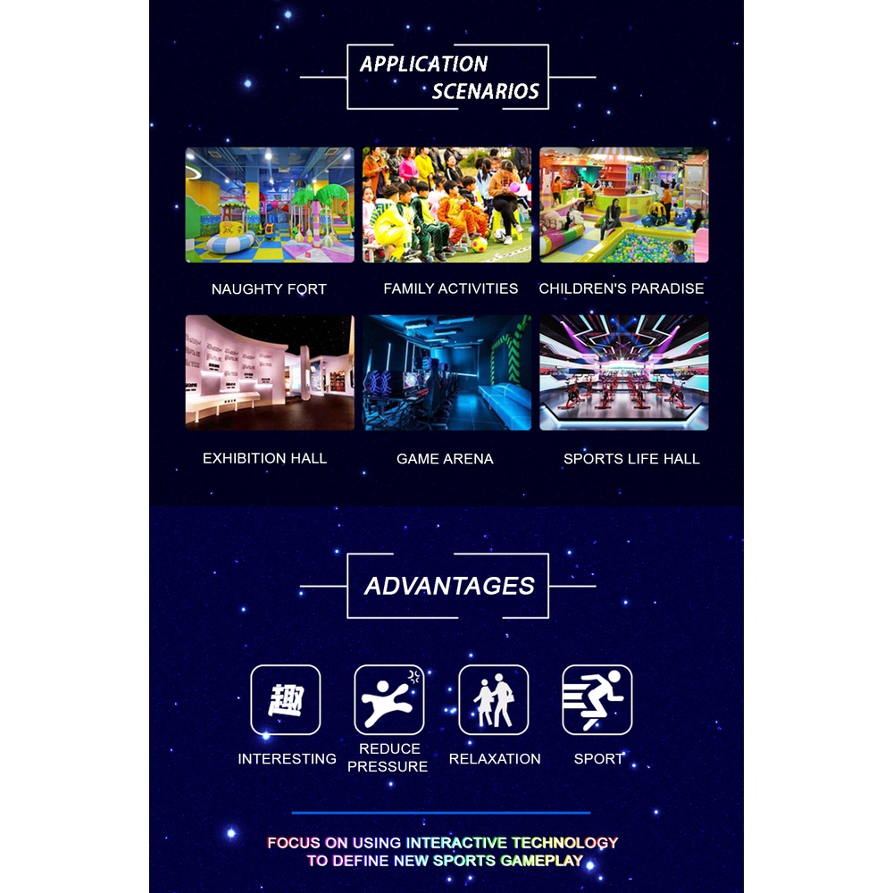 Kids Amusement Park Interactive Projector Touch Screen Play System ...