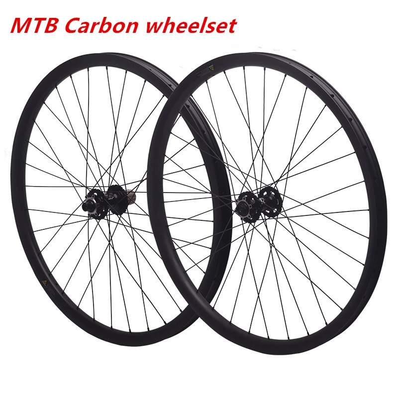 RUJIXU 29er 27.5er MTB Carbon Wheels Ultralight 35mm Width 28.5 Depth ...