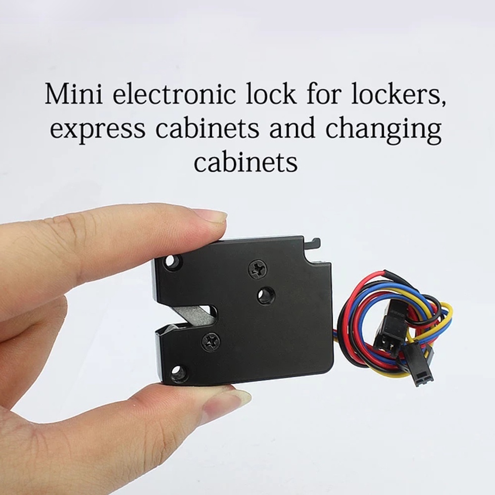 DC Small electric control lock locker door lock 3V5V12V mini electronic ...