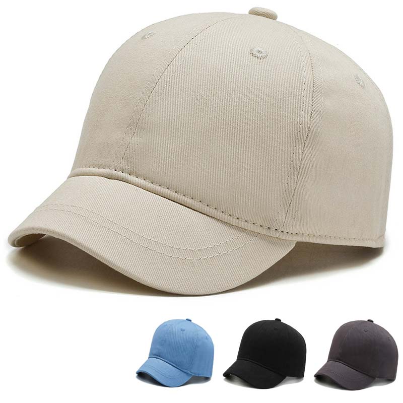 Korean cap retro Short brim baseball cap for man woman casual fashion ...