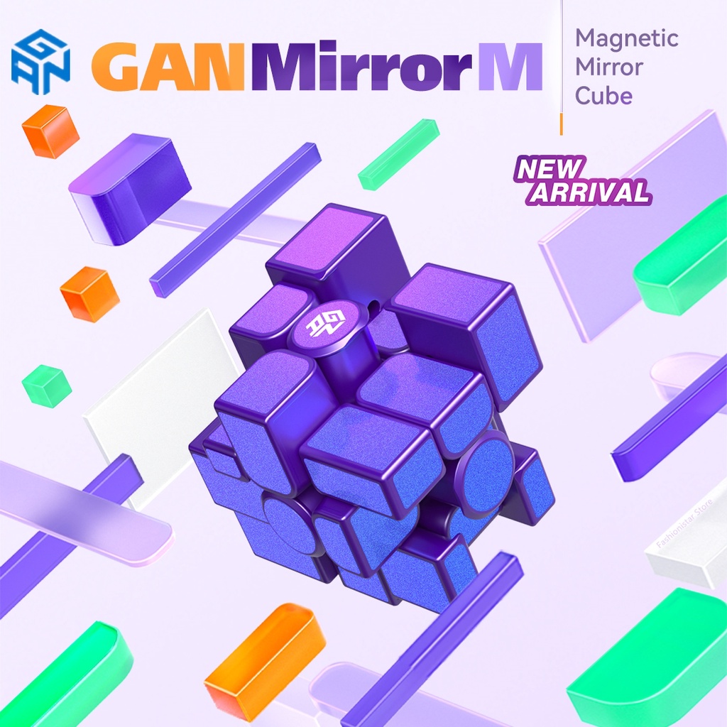 Gan Mirror M UV Cube 3X3 Magnetic Magic Speed Cube Professional Cast ...