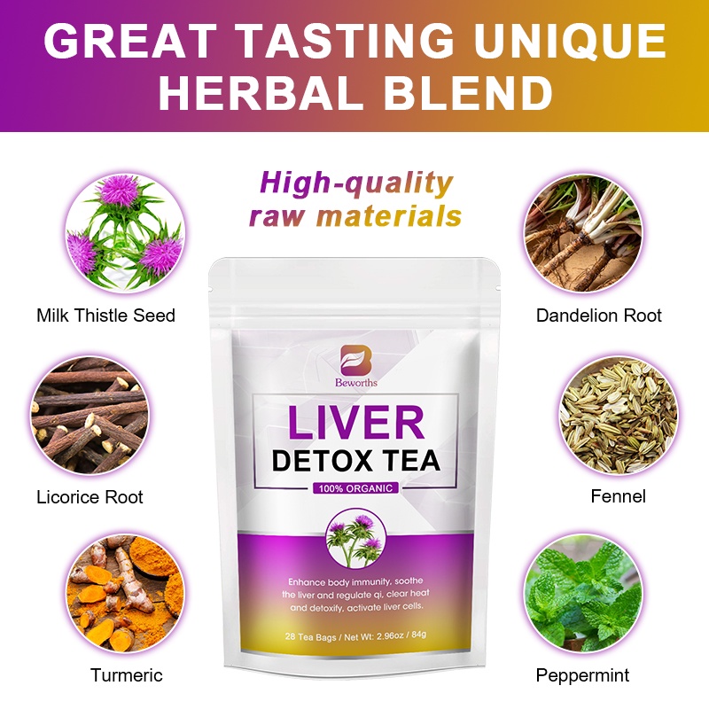 Beworths Natural Whitening Brightening Tea Anti-Oxidation Burn Fat ...