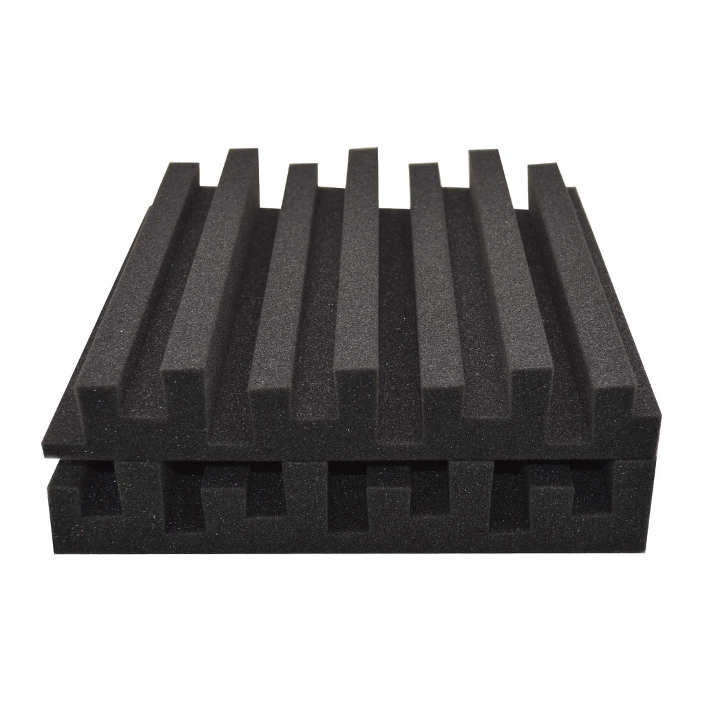 High Density Acoustic Foam Studios Ceiling Groove Sound Diffuser Panels ...