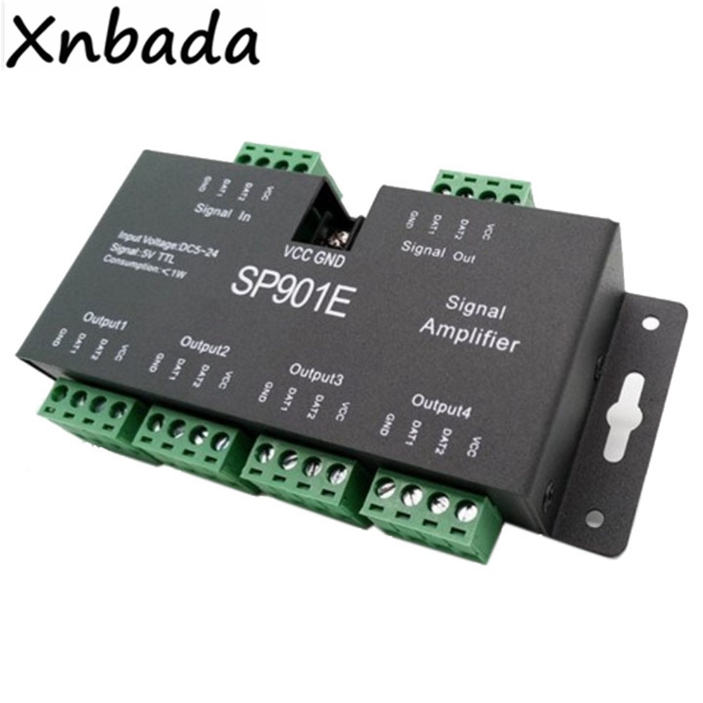 Xnbada WS2811 WS2812B SP901E Led Signal Amplifier Controller SPI Output 5V TTL Signal For WS2813 ...