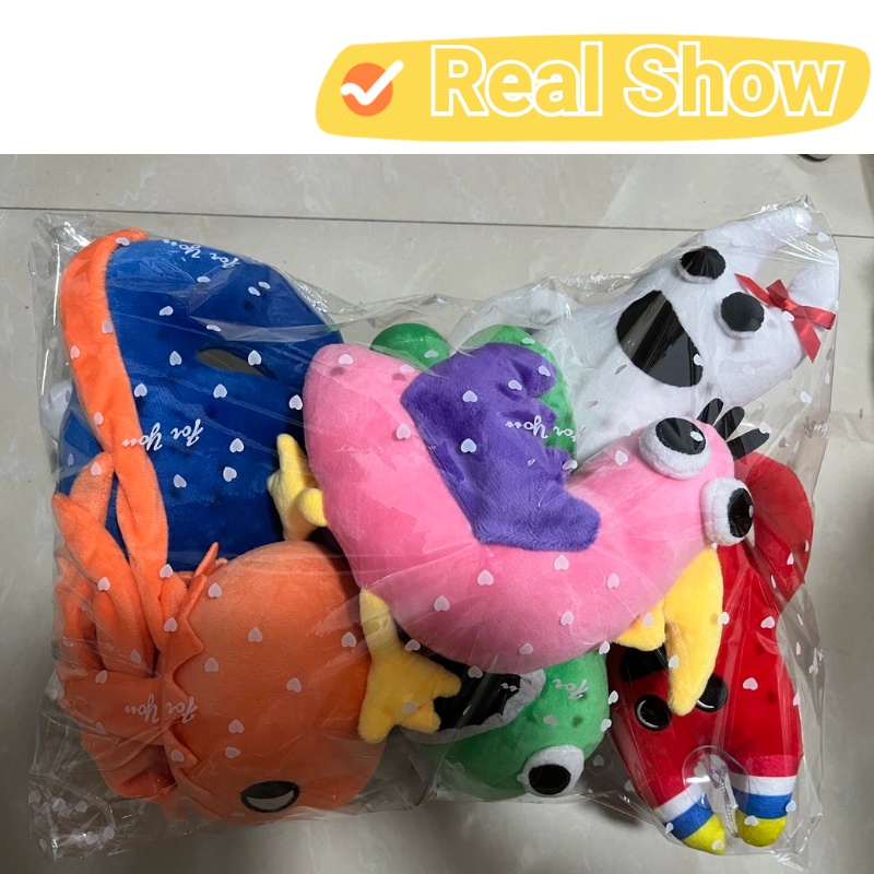 Garten of banban kit 6 pieces long joe steve pigster jumbo plush toy ...