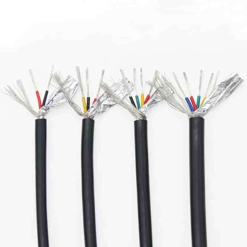 Ul2464 22AWG Multi-core Shielded Wire 2 3 4 5 6 7 8 10Core Double Layer Shielded Cable | Shopee ...