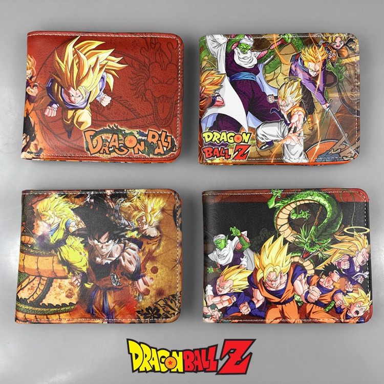 Anime wallet Son Goku Naruto Wallet 3D Pattern Printing Money Bag Card ...