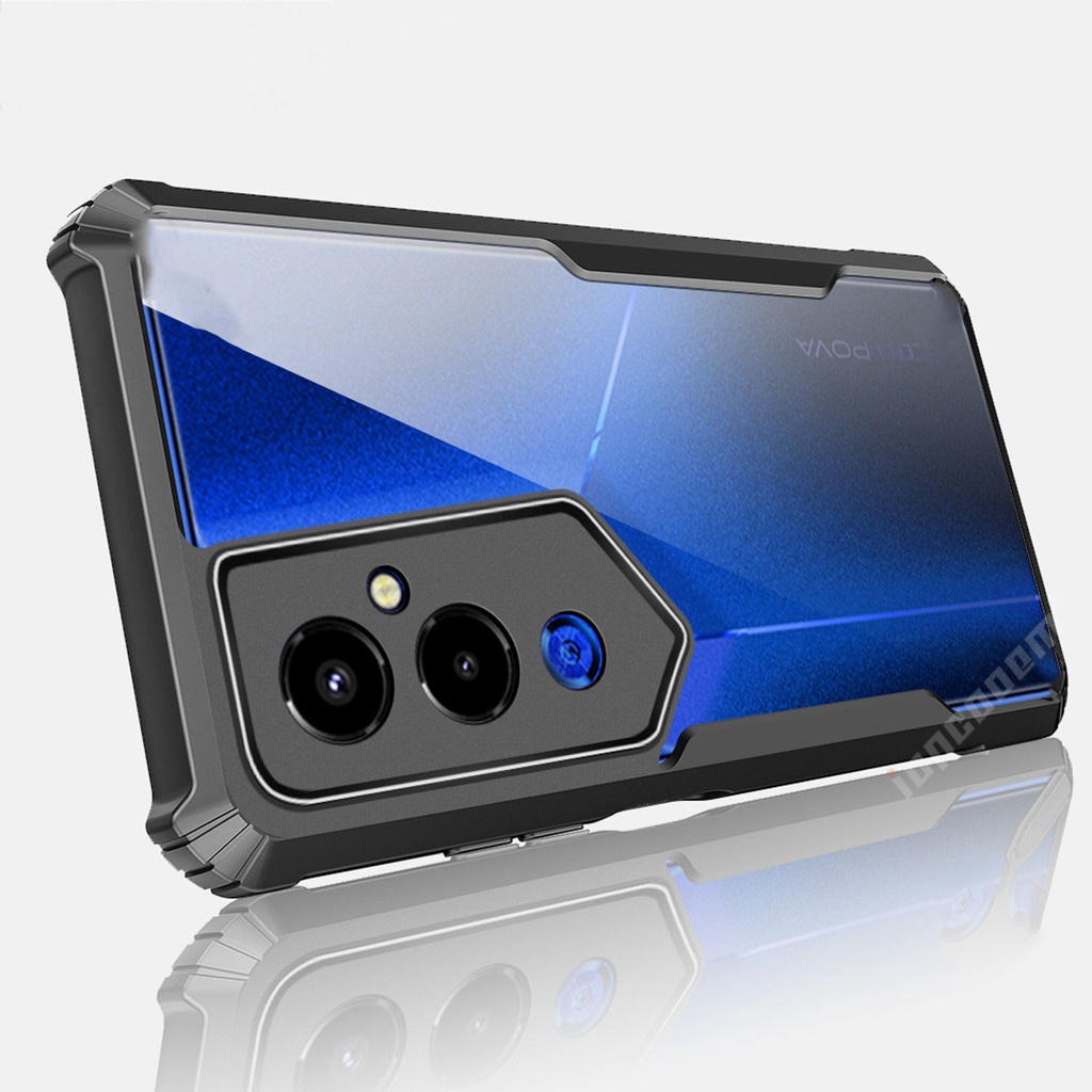 Shockproof Clear Casing Tecno Pova 7 6 5 4 Pro 3 Neo 2 4G 5G Case Transparent Acrylic Cover ...