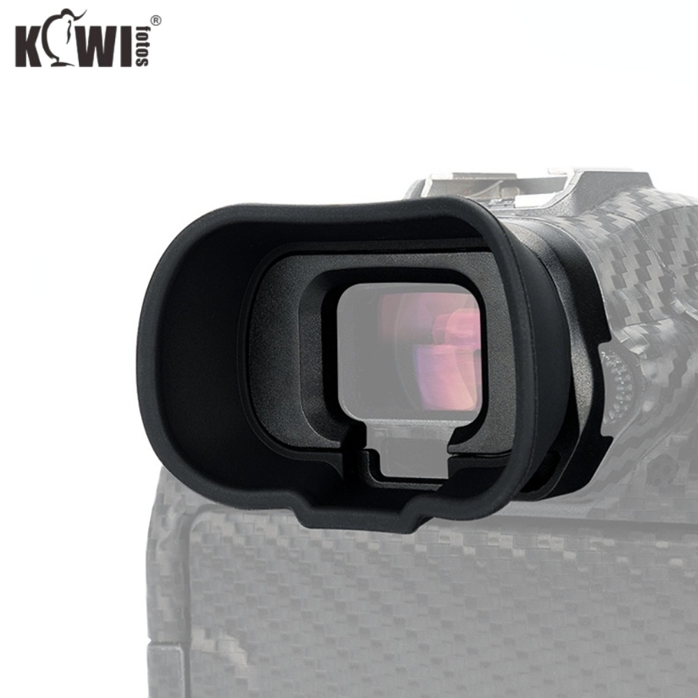 Kiwifotos Long Camera Eyecup for Canon EOS R5 R5C R6 R6 Mark II R6M2 , Extended-length Soft ...