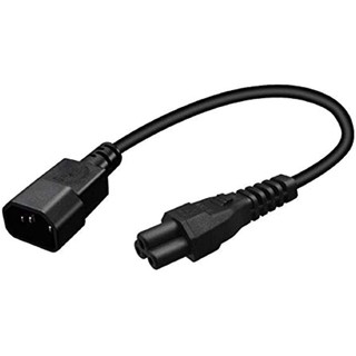 C14 to C5 Power Plug Cable,IEC 320 C14 Male to C5 Female Adapter Cable ...