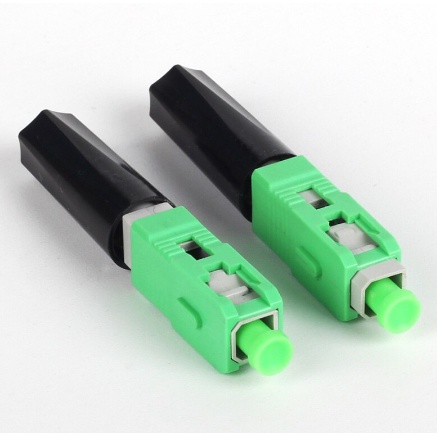 10PCS FTTH SC APC FTTH pre-bur fiber optic quick connector SC APC FTTH ...