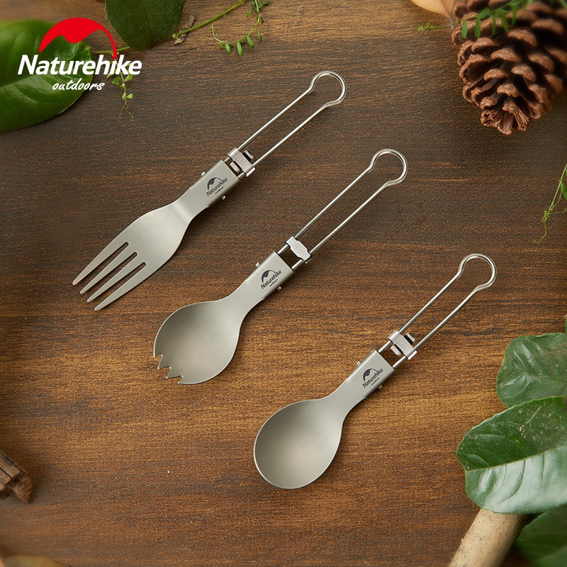 Naturehike Outdoor Titanium Table Spoon Utility Cutlery Lightweight ...
