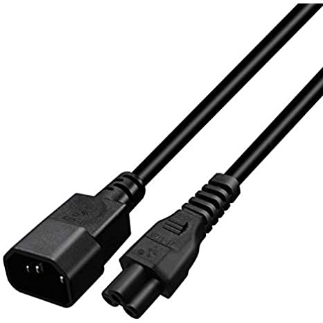 C14 to C5 Power Plug Cable,IEC 320 C14 Male to C5 Female Adapter Cable ...