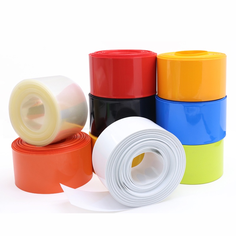 PVC Heat-shrinkable Tube Insulating Sleeve Heat-shrinkable Film Battery ...